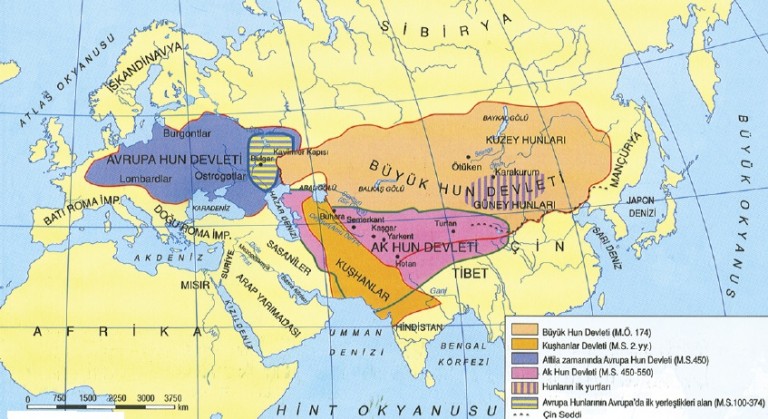Asya Hun Devleti (Büyük Hun Devleti) - Tarih Dersi Tarih Öğretmeni