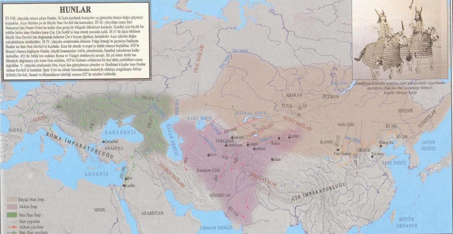 ASYA HUN İMPARATORLUĞU ( M.Ö 220 - M.S 216) - Tarih Dersi Tarih Öğretmeni