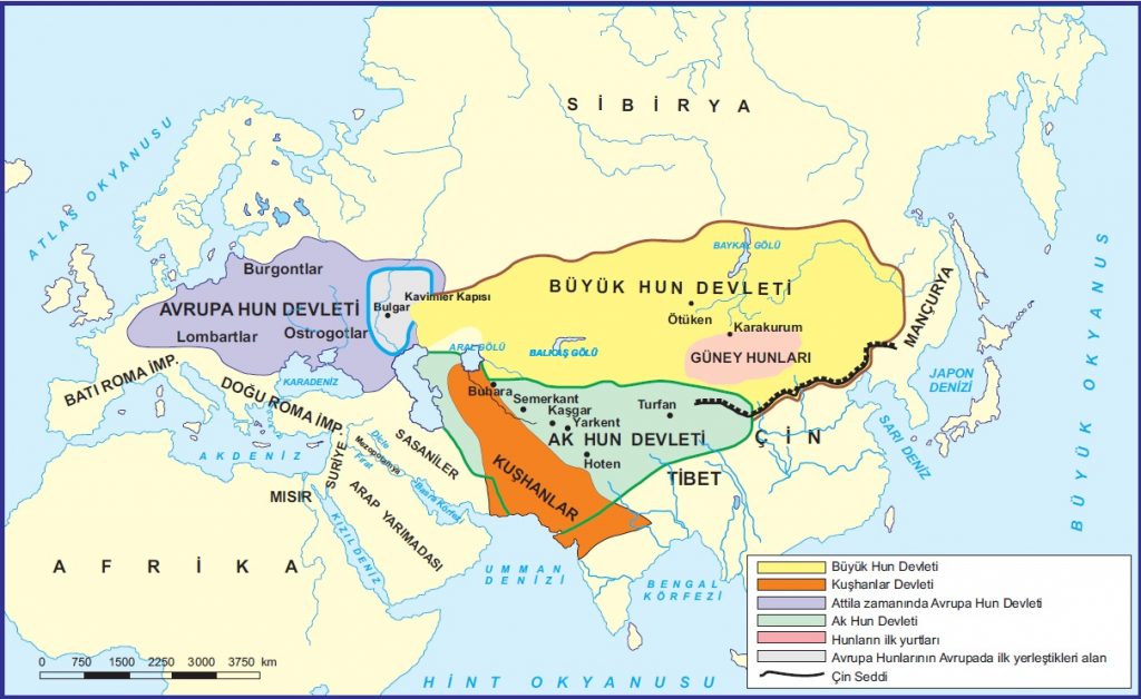Ak Hun (Eftalit) İmparatorluğu (Ak Hunlar, Akhunlar) - Tarih Dersi ...